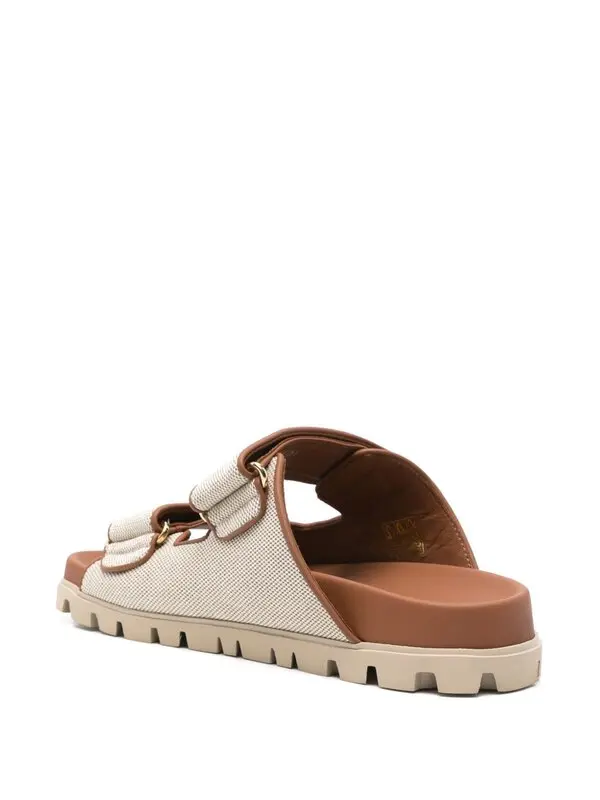 Miu Miu Canvas Sandals - Multicolor