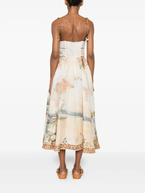 Zimmermann Mahon Linen Picnic Dress