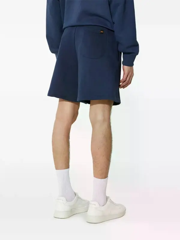 Alpha Industries Logo-patch Drawstring-fastening Shorts