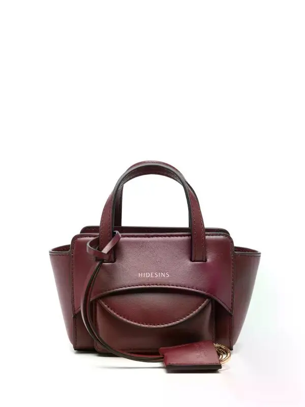 HIDESINS Logo-print Leather Mini Bag - Red