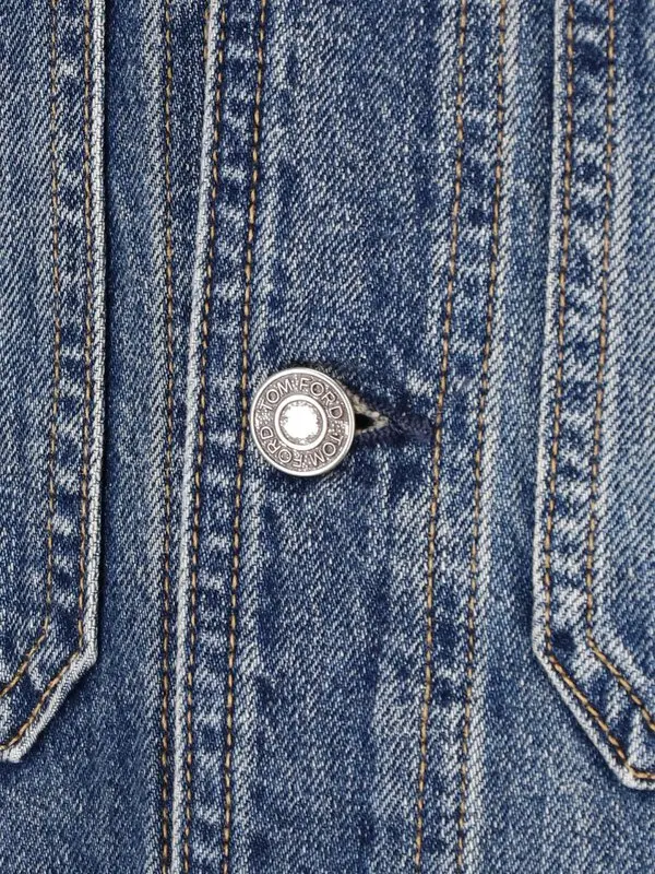 TOM FORD Denim Button Jacket