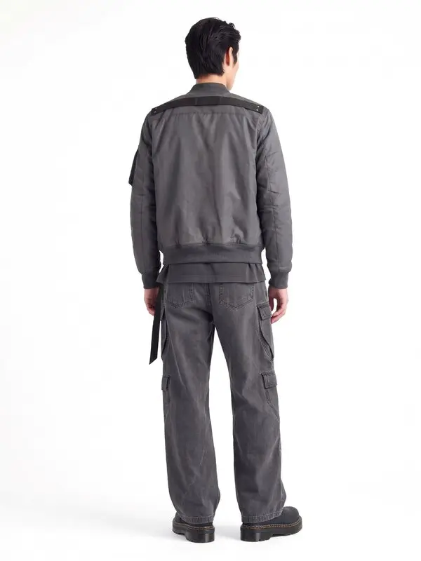 Rick Owens Jacket Bomber "classic Fight - Gray