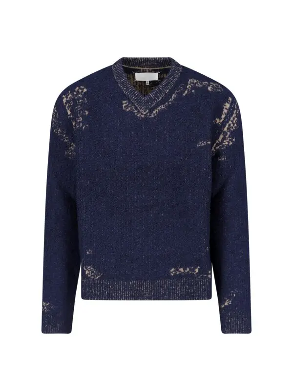 MAISON MARGIELA Sweater With Distressed Details