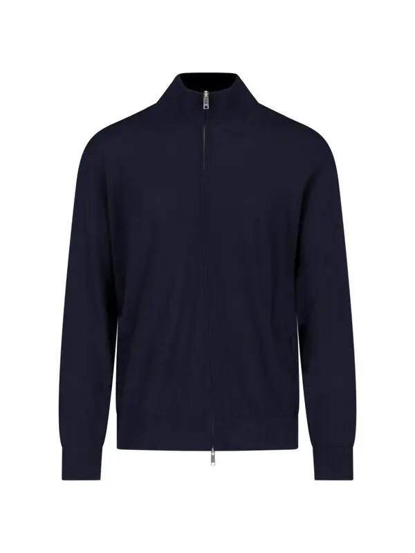 Zegna Wool Zip Cardigan