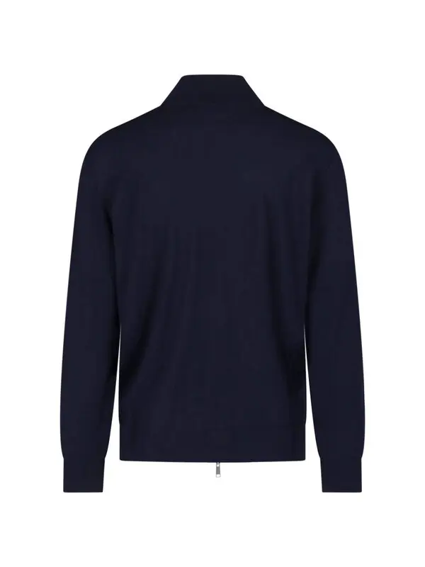 Zegna Wool Zip Cardigan