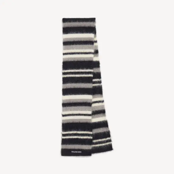 Balenciaga Striped Scarf