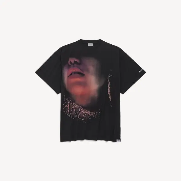 Balenciaga Look Away Oversized T-shirt - Black
