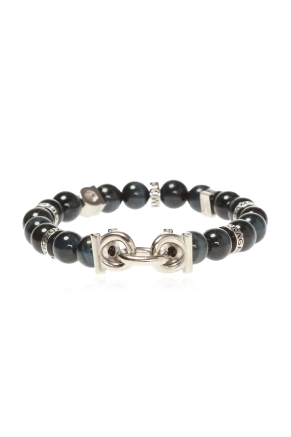 FERRAGAMO Logo Bracelet - Black