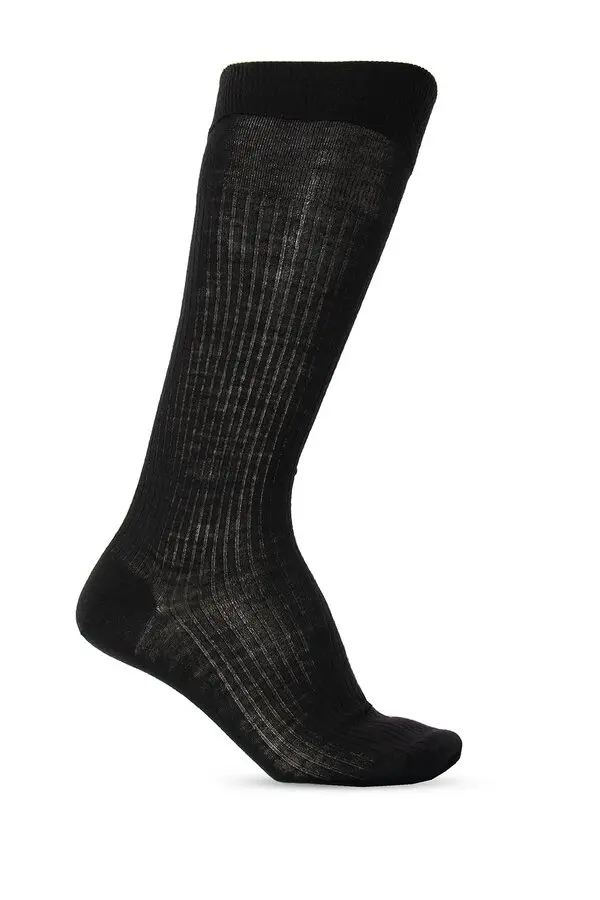 Dsquared2 Wool Socks With Logo - Black