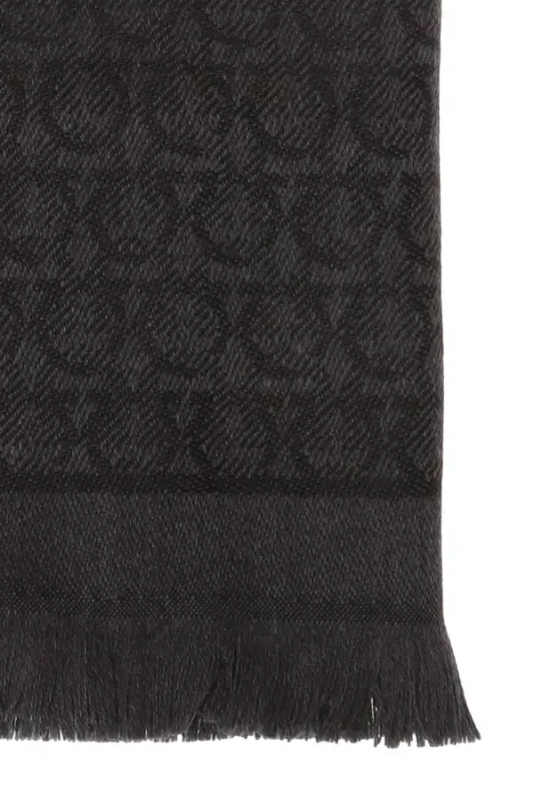 FERRAGAMO Scarf With 'gancini' Motif