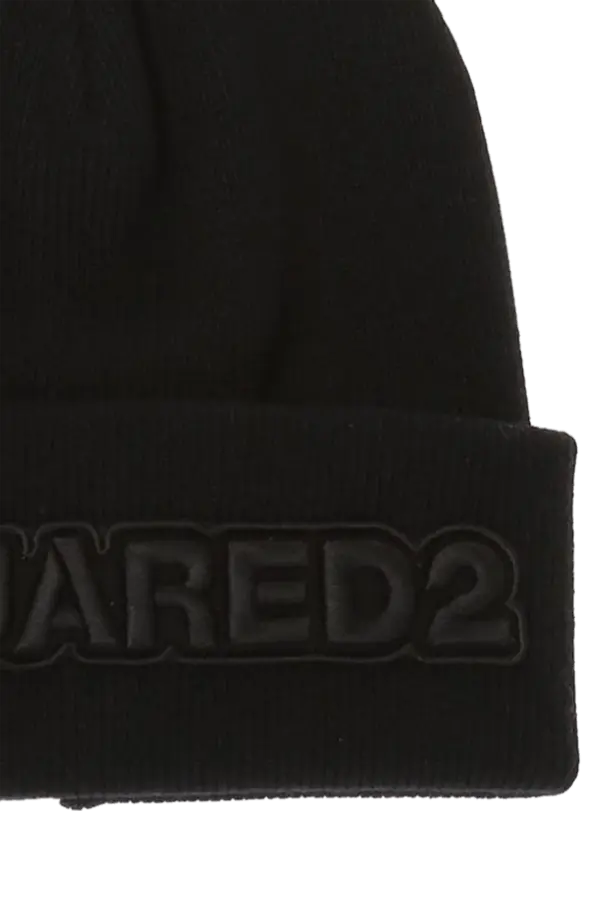 Dsquared2 Beanie With Embroidered Logo