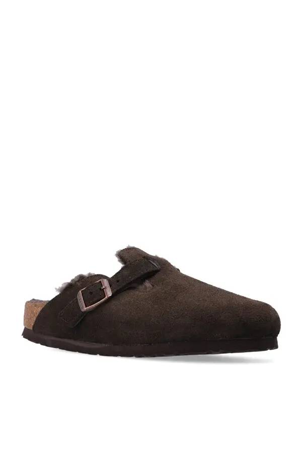 BIRKENSTOCK Suede Slippers 'boston Vl