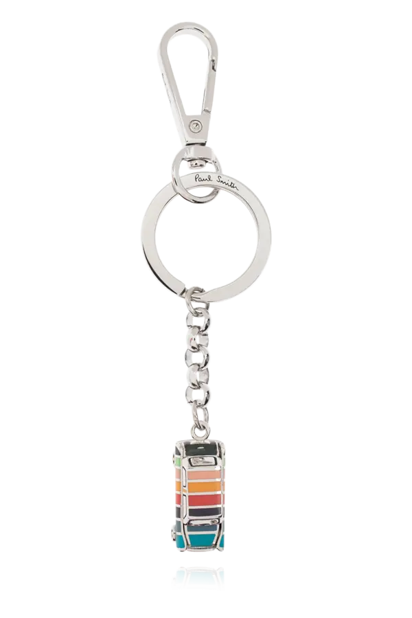 Paul Smith Keyring With Charm - Silver
