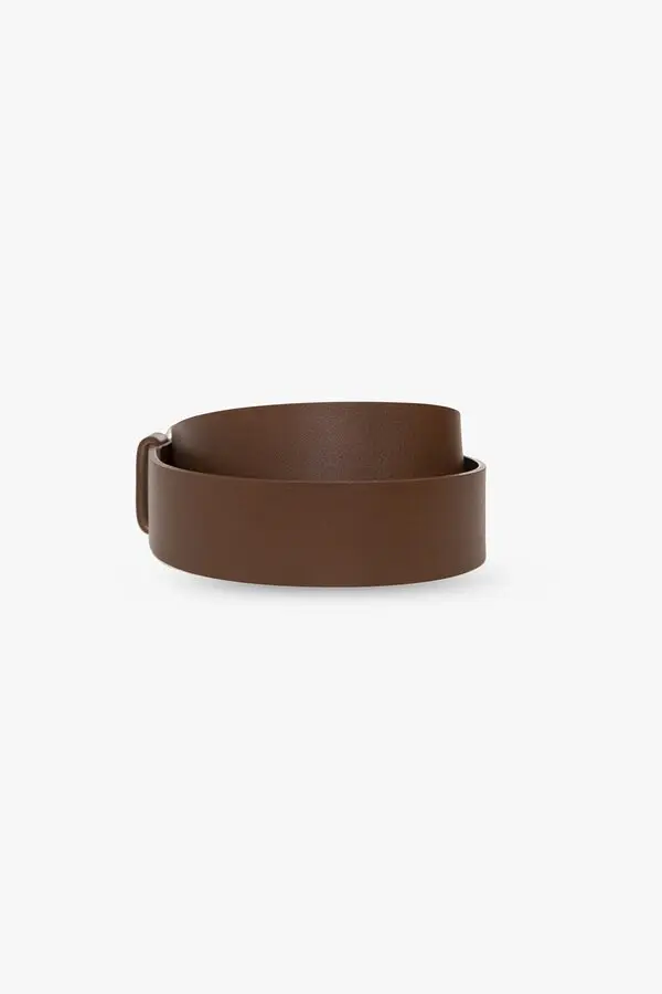 Carhartt Work In Progress Leather Belt With Logo