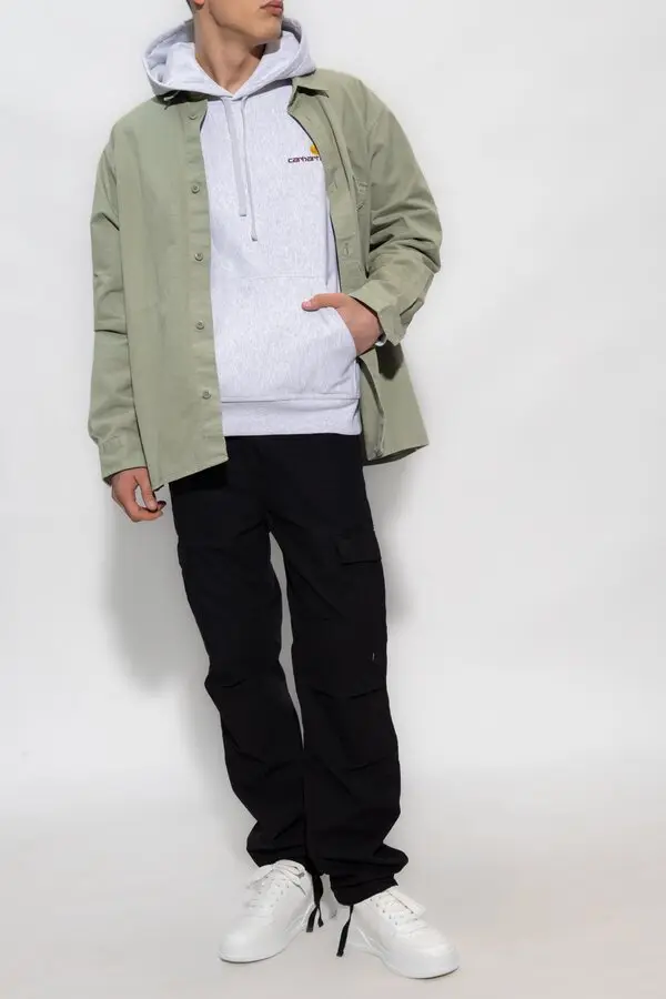 Carhartt Work In Progress Hooded Sweatshirt - Grey