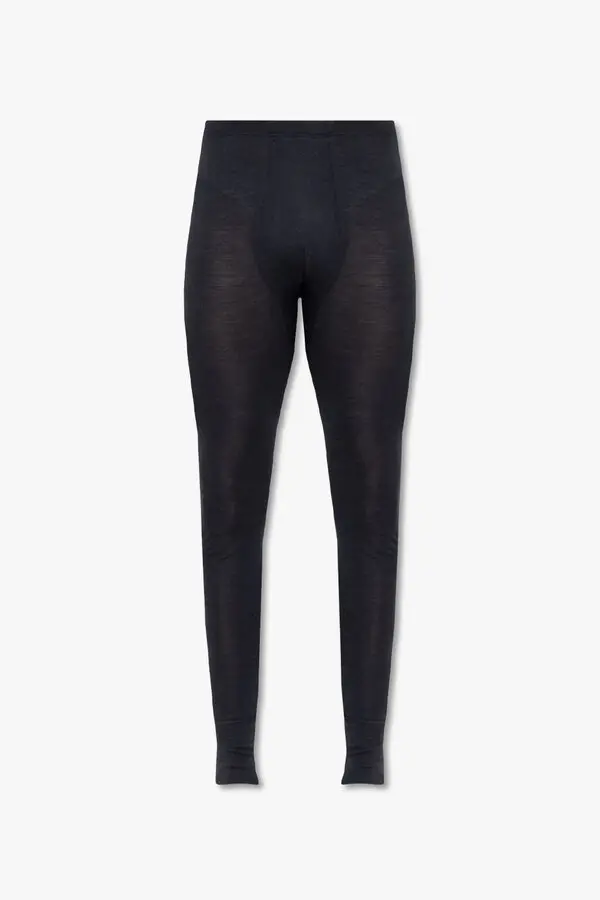 Hanro Wool Long Johns - Black