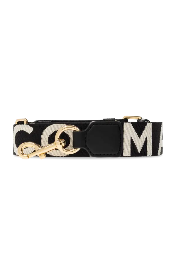 Marc Jacobs Bag Strap With Logo - Black