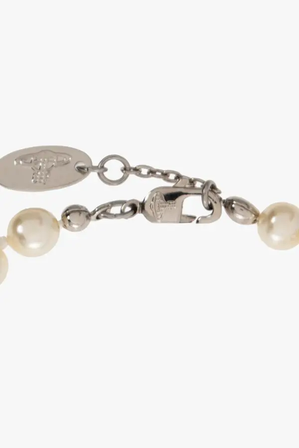 VIVIENNE WESTWOOD Logo Bracelet - Silver