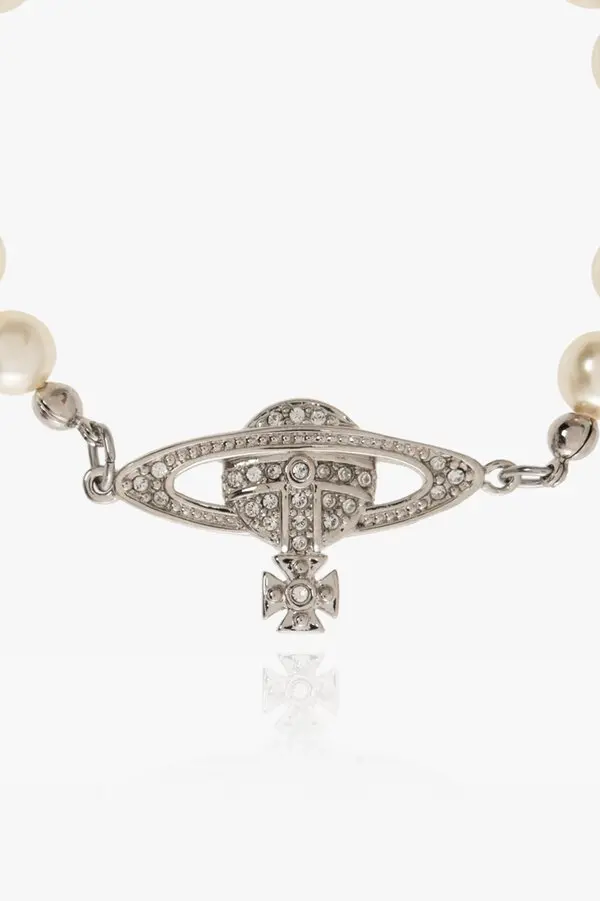 VIVIENNE WESTWOOD Logo Bracelet - Silver