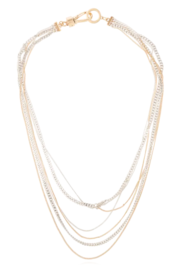 ALLSAINTS Layered Brass Necklace