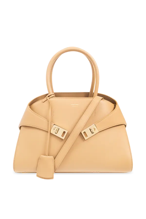 FERRAGAMO Hug’ Shoulder Bag - Beige