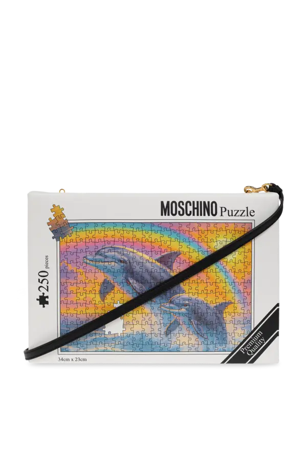 Moschino Puzzle Box’ Leather Bag - Multicolour
