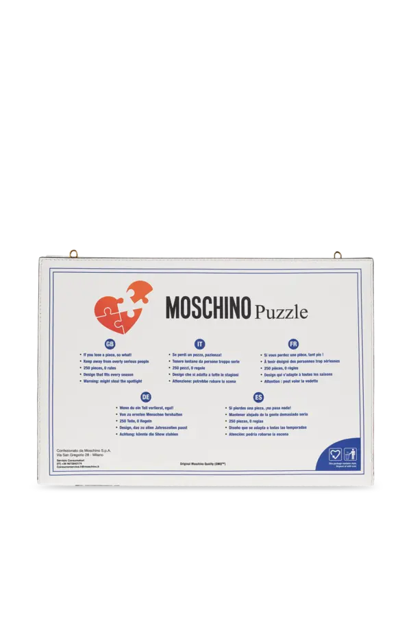 Moschino Puzzle Box’ Leather Bag