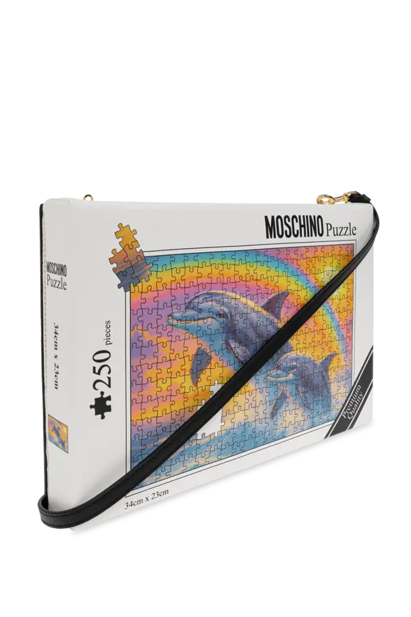 Moschino Puzzle Box’ Leather Bag