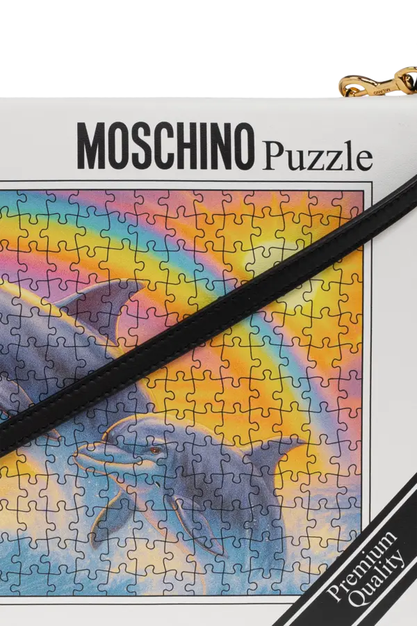 Moschino Puzzle Box’ Leather Bag