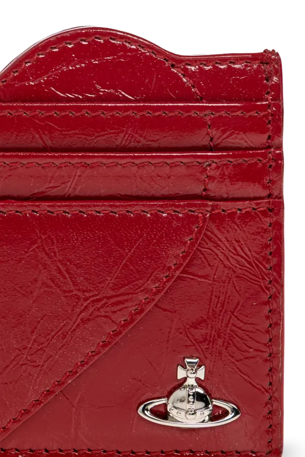 VIVIENNE WESTWOOD Leather Card Holder With Logo