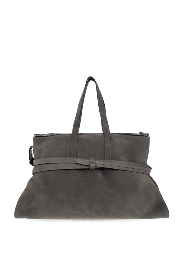 Moschino Suede Bag With Logo