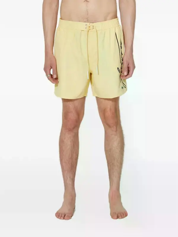Lacoste Logo-print Swim Shorts