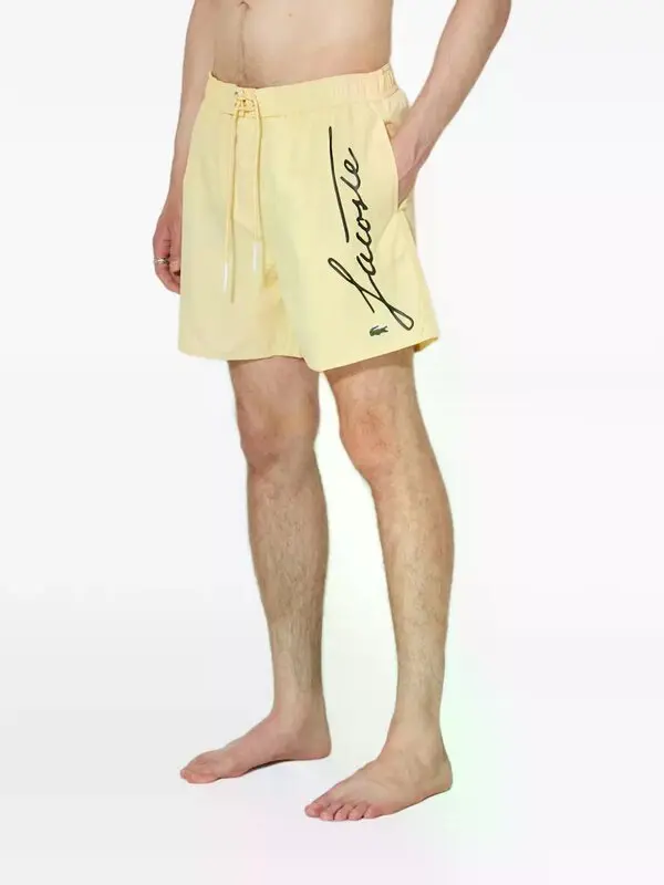 Lacoste Logo-print Swim Shorts