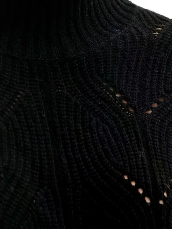 BENETTON High-neck Knitted Sweater
