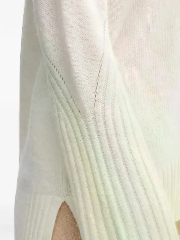 BENETTON V-neck Textured Knitwear