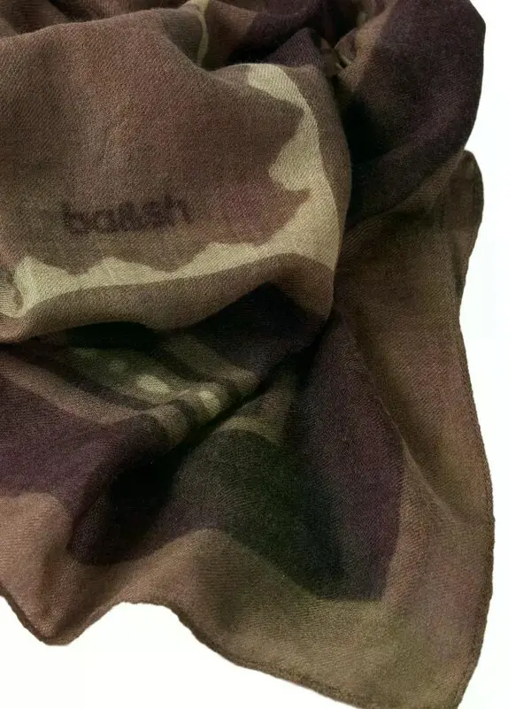 Ba&sh Soan Geometric-print Scarf - Brown