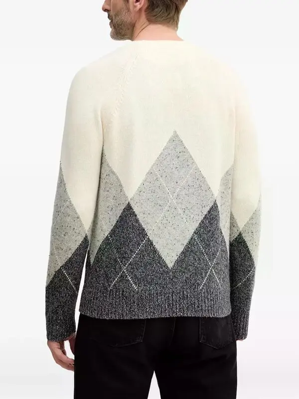 BENETTON Argyle-knit Sweater
