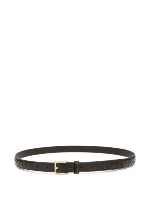 Bottega Veneta Solo Leather Belt - Multicolor