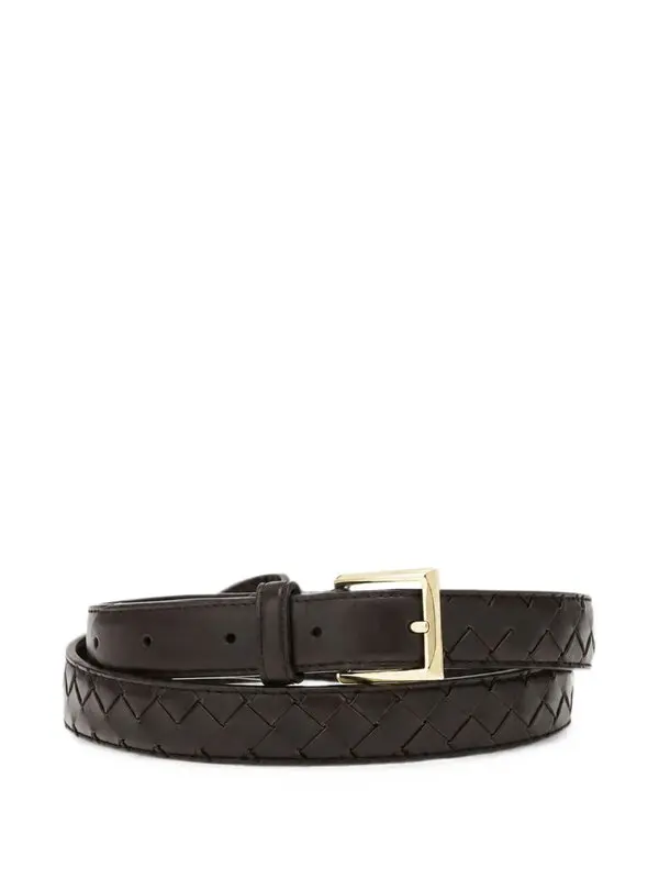 Bottega Veneta Solo Leather Belt