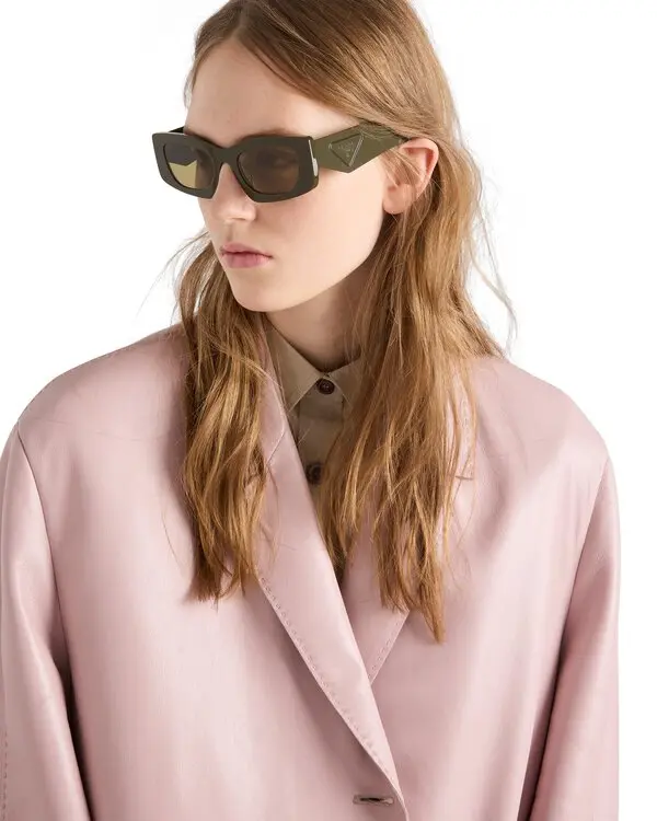 Prada Sunglasses With Triangle Logo