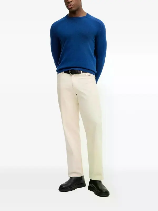 BENETTON Long-sleeve Round-neck Sweater - Blue
