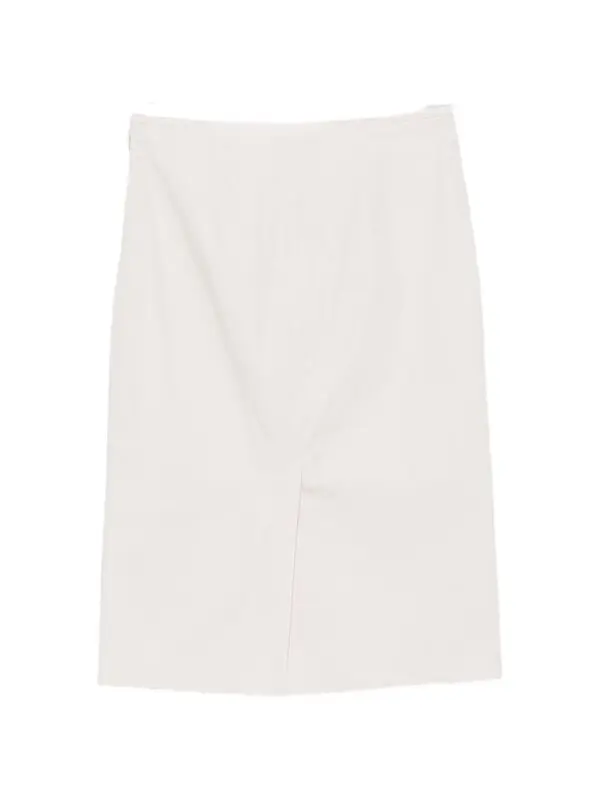 Miu Miu Cotton Midi Skirt - Multicolor