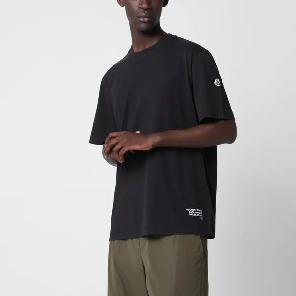 MONCLER X FRGMT Cotton Logo T-shirt - Black