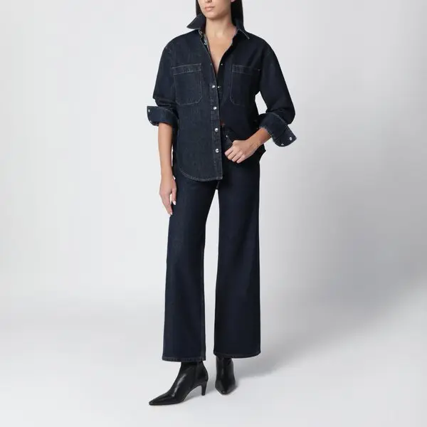 ANINE BING Samy Cotton Denim Shirt