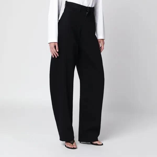 Alaïa Denim Wide Leg Jeans