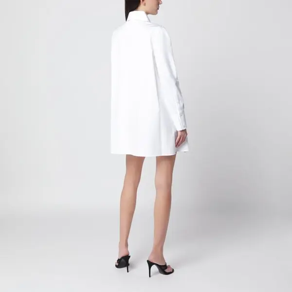 Alaïa Cotton Poplin Shirt Dress
