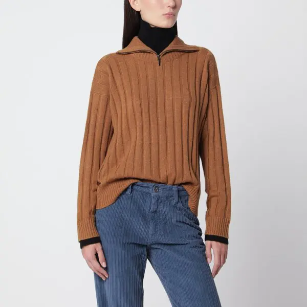Alexandra Golovanoff Michel Bi Havane 21 Cashmere Turtleneck - Beige