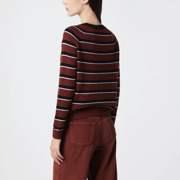 Alexandra Golovanoff Mila Stripes 21 Cashmere Sweater