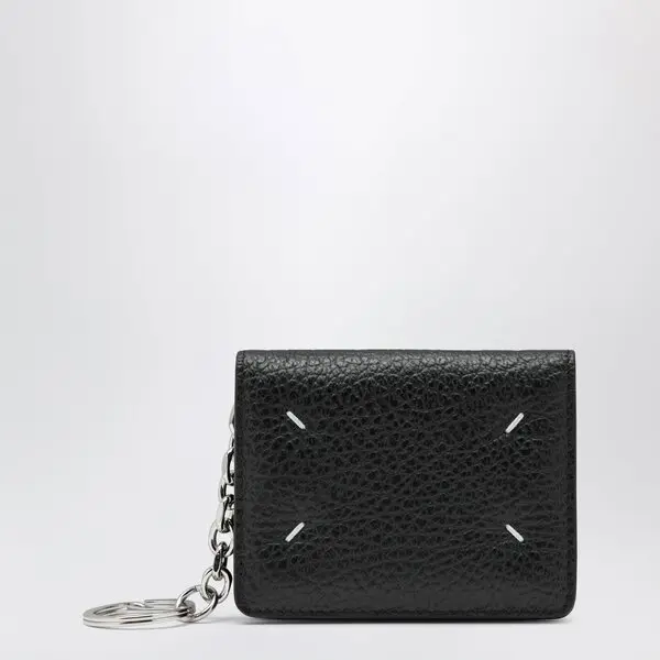 MAISON MARGIELA Wallet With Key Holder In Grained Leather