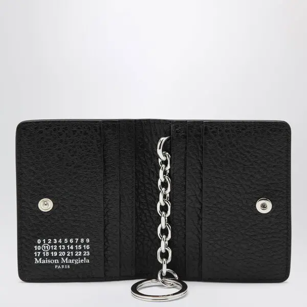 MAISON MARGIELA Wallet With Key Holder In Grained Leather